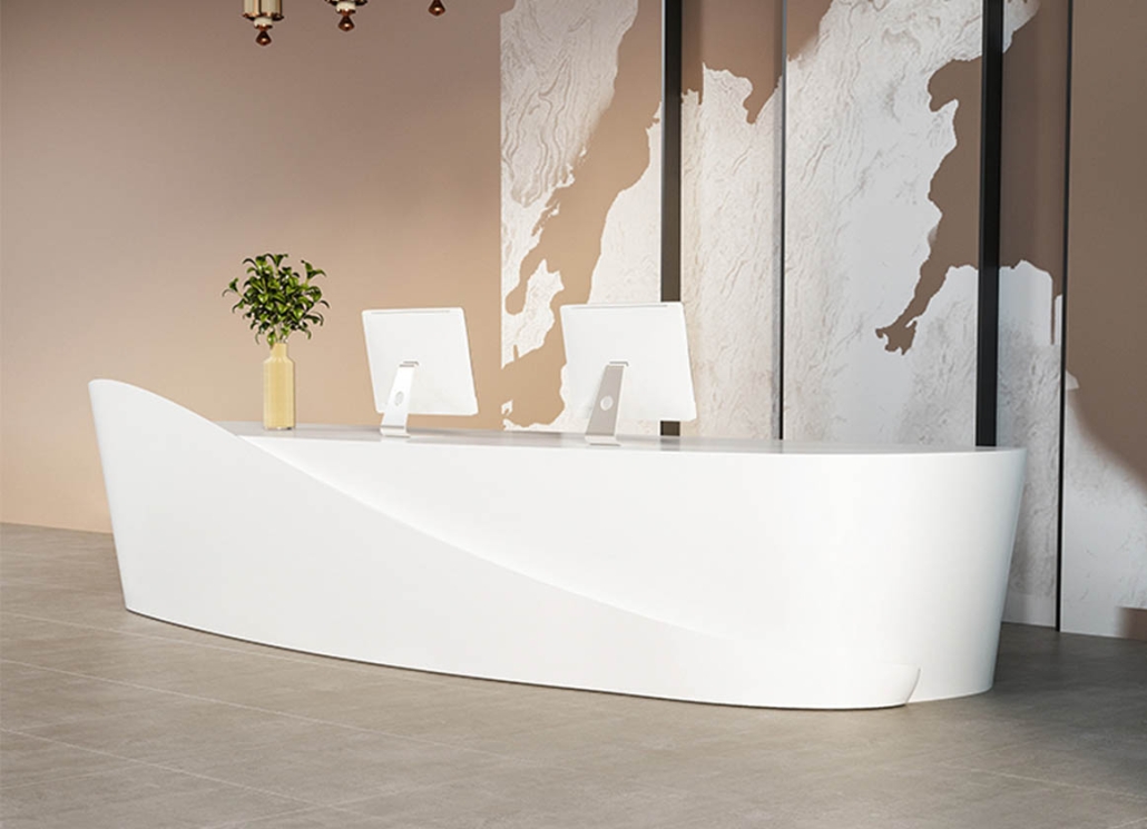 Curved Reception Desk - WANBEST Professional manufacturer